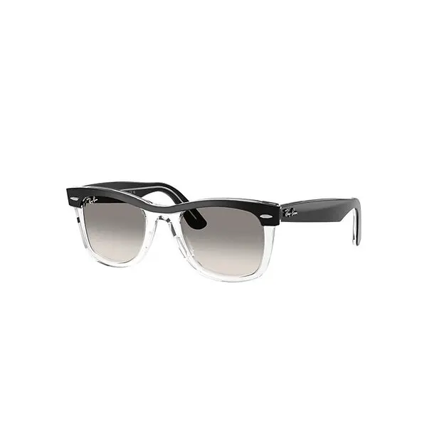 Ray-ban Wayfarer Street Neat Sunglasses - Black On Transparent