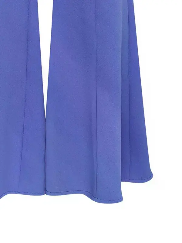 Malìparmi Flared Trousers - Blue
