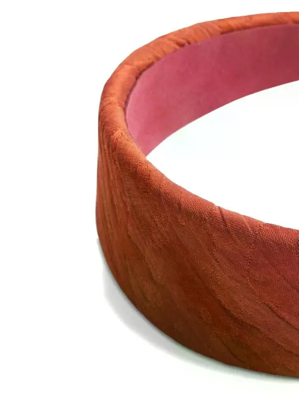 La DoubleJ Textured Flat Headband - Brown