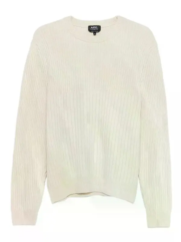 A.p.c. Ribbed Crew-neck Sweater