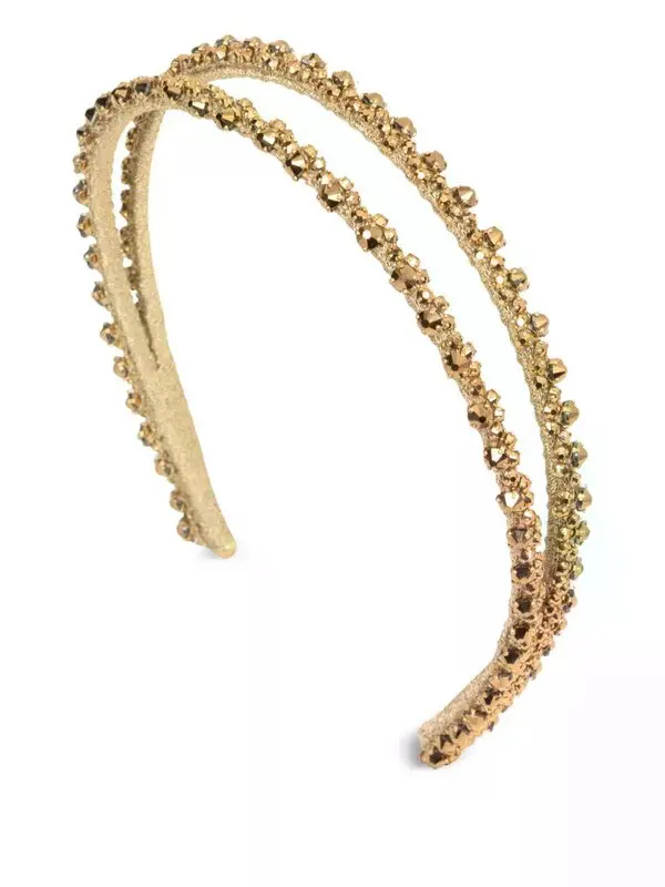 JENNIFER BEHR Anya Double-row Headband - Gold