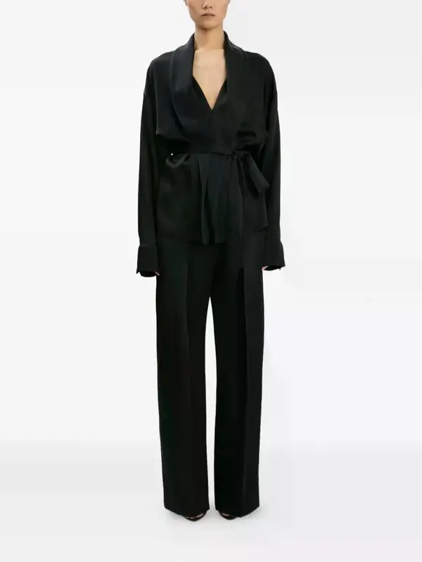 Victoria Beckham Wrap-belt Blouse