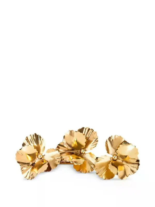 JENNIFER BEHR Pansy Flower Bobby Pin - Gold