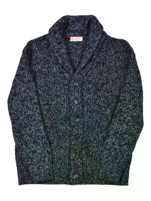 Brunello Cucinelli Shawl-collar Button Cardigan