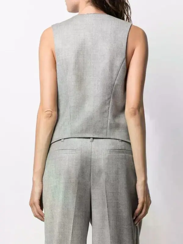 Brunello Cucinelli Sleeveless Belted Waistcoat