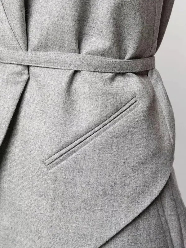 Brunello Cucinelli Sleeveless Belted Waistcoat