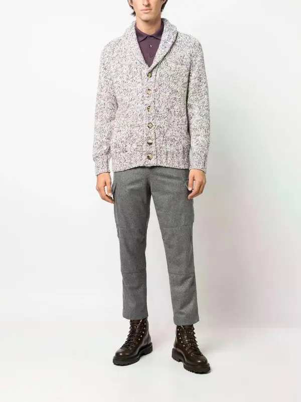 Brunello Cucinelli Double-breasted Wool-blend Cardigan
