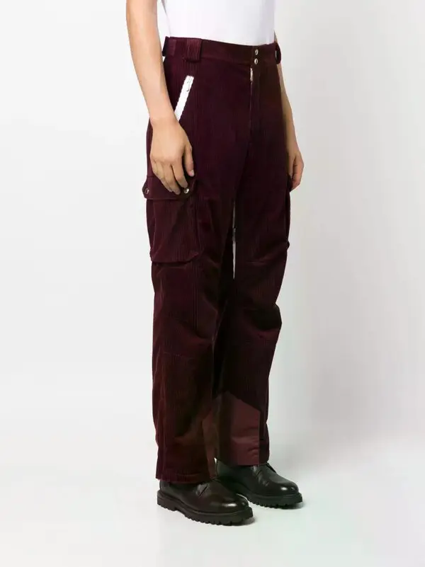 Brunello Cucinelli Logo-embroidered Corduroy Trousers