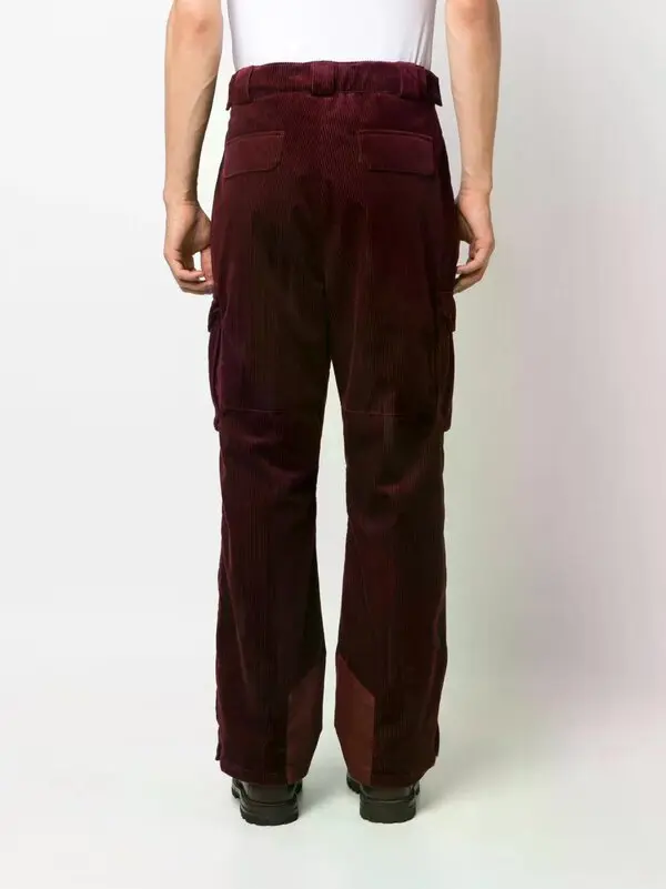 Brunello Cucinelli Logo-embroidered Corduroy Trousers