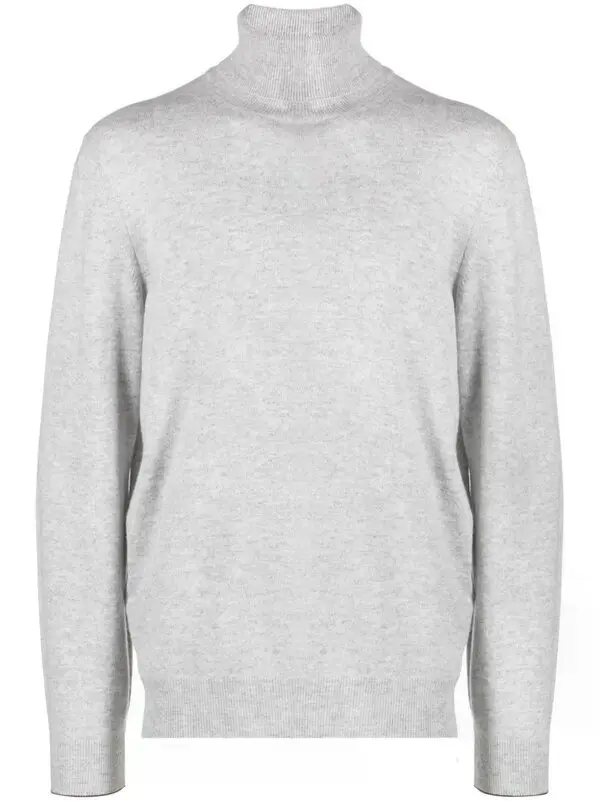 Brunello Cucinelli Roll-neck Cashmere Jumper - Grey