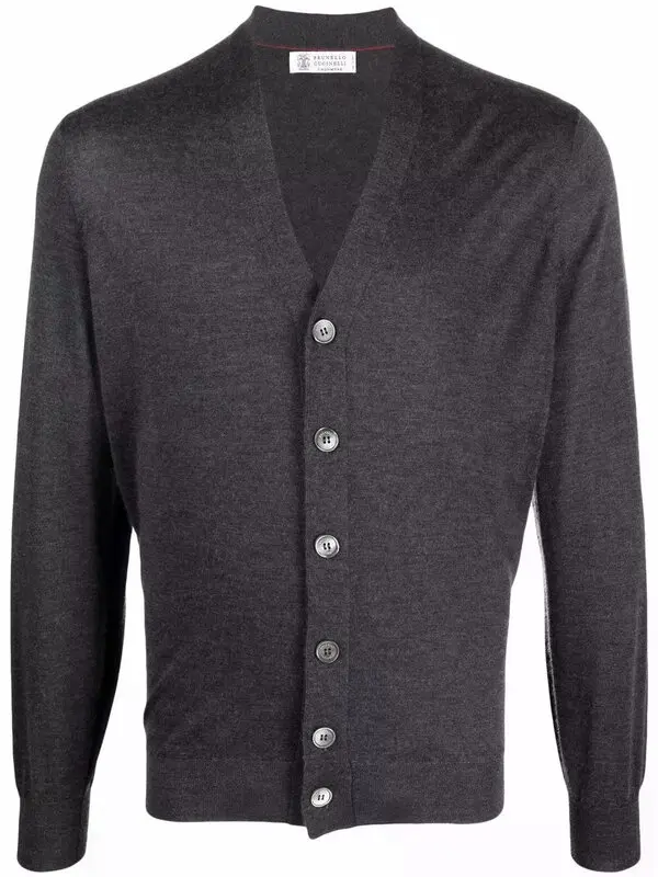 Brunello Cucinelli V-neck Cashmere-silk Cardigan