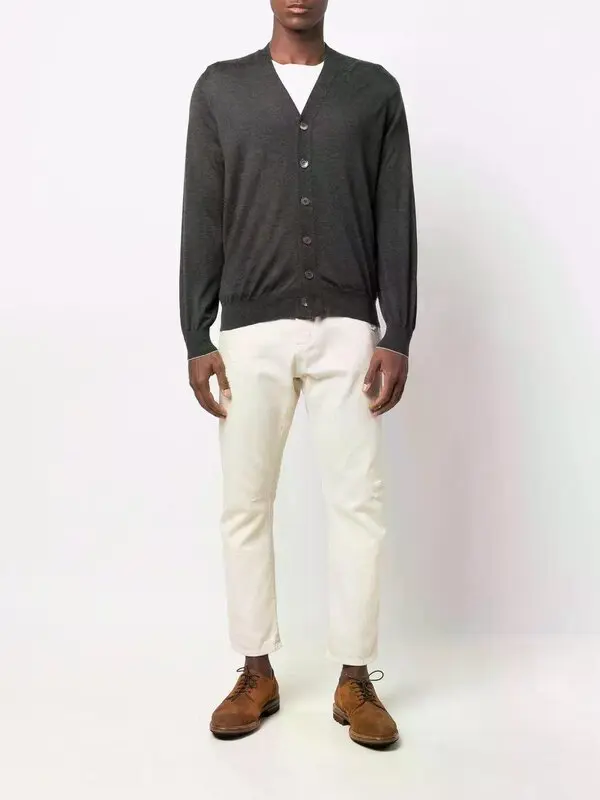 Brunello Cucinelli V-neck Cashmere-silk Cardigan