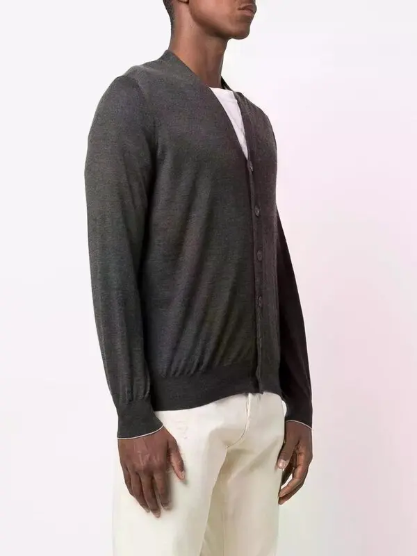 Brunello Cucinelli V-neck Cashmere-silk Cardigan