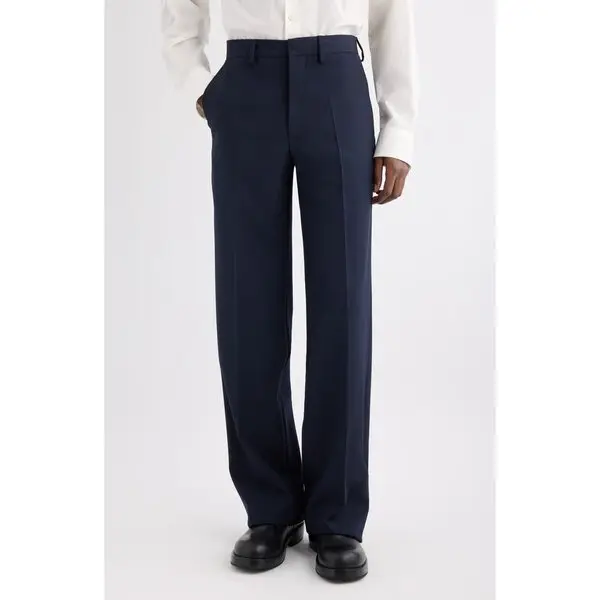 Dries Van Noten Panvel Wide Leg Wool Pants