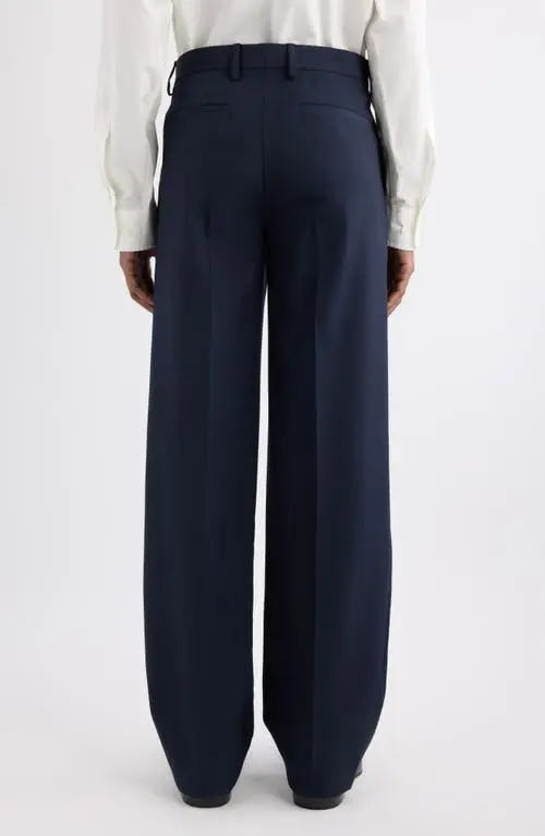 Dries Van Noten Panvel Wide Leg Wool Pants