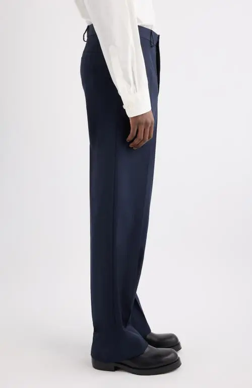 Dries Van Noten Panvel Wide Leg Wool Pants