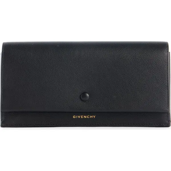 Givenchy Day Grained Leather Continental Wallet - 001-black