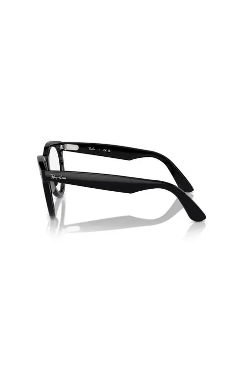 Ray-ban Round Optical Eyeglasses - Black
