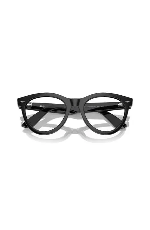 Ray-ban Round Optical Eyeglasses - Black