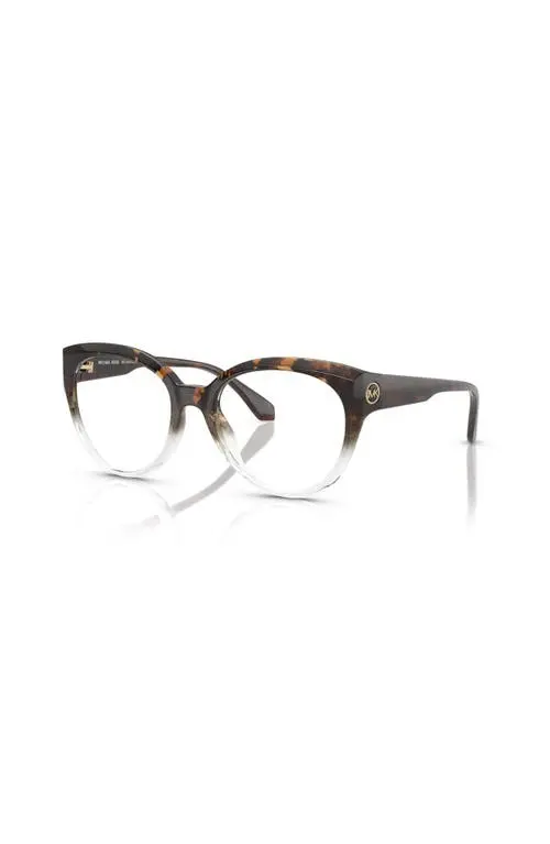 Michael Kors 52mm Round Full Rim Optical Glasses - Multicolor