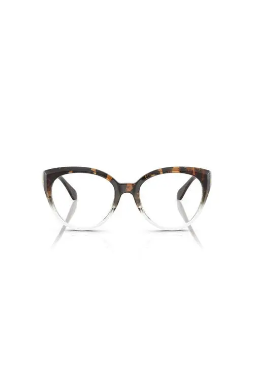 Michael Kors 52mm Round Full Rim Optical Glasses - Multicolor