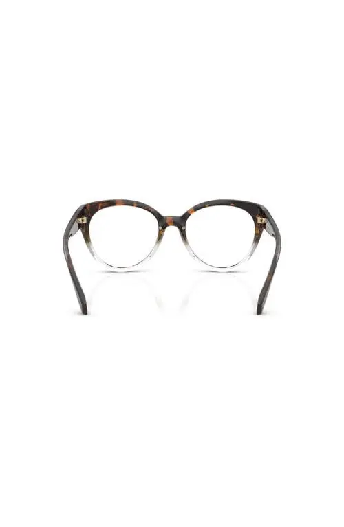 Michael Kors 52mm Round Full Rim Optical Glasses - Multicolor