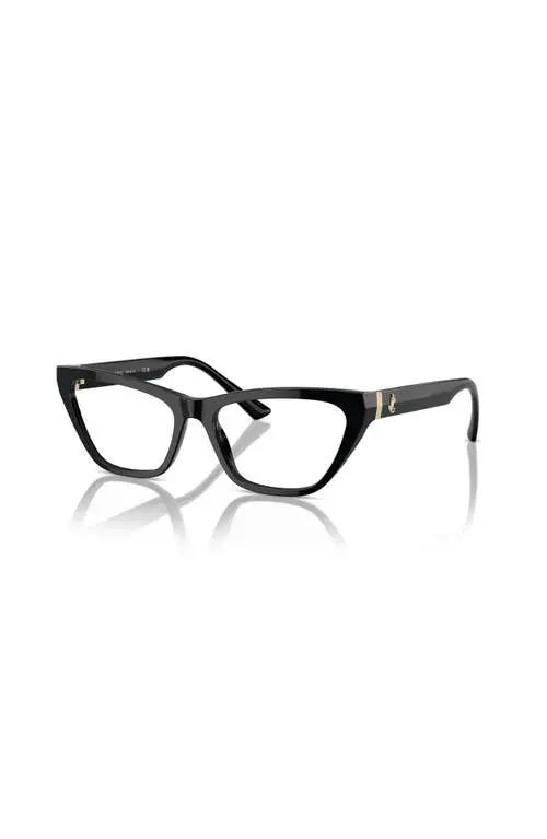 JIMMY CHOO 54mm Cat Eye Optical Glasses - Black