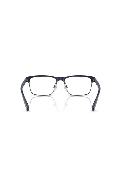 Polo Ralph Lauren 57mm Rectangle Eyeglasses - Blue