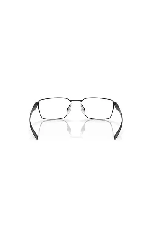 Oakley 53mm Rectangle Full Rim Optical Glasses - Black