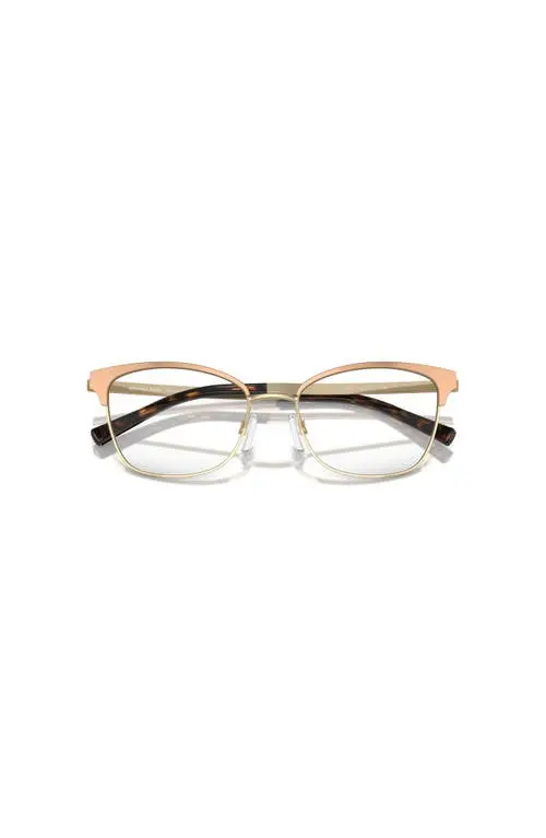 Michael Kors 51mm Cat Eye Optical Glasses - Copper