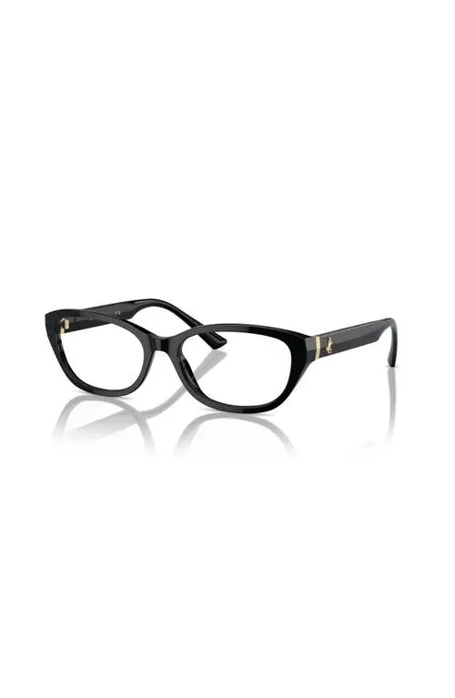 JIMMY CHOO 55mm Oval Optical Glasses - Black