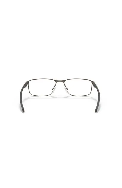 Oakley 55mm Rectangle Optical Glasses - Brown