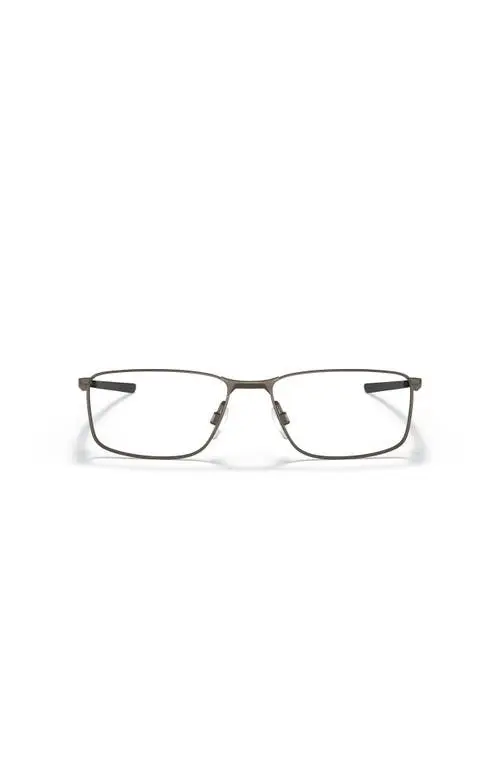 Oakley 55mm Rectangle Optical Glasses - Brown
