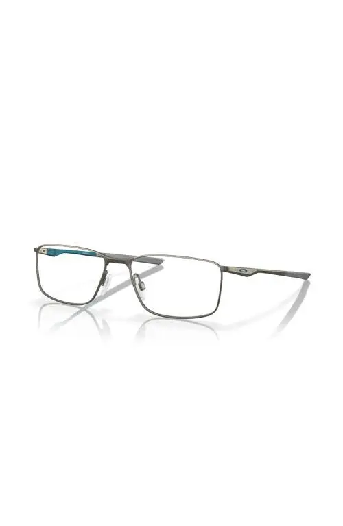 Oakley 55mm Rectangle Optical Glasses - Grey