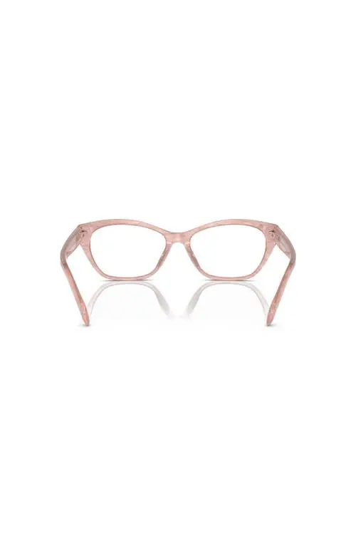 Ralph Lauren Acetate Full Rim Pillow Frame Eyeglasses - Pink