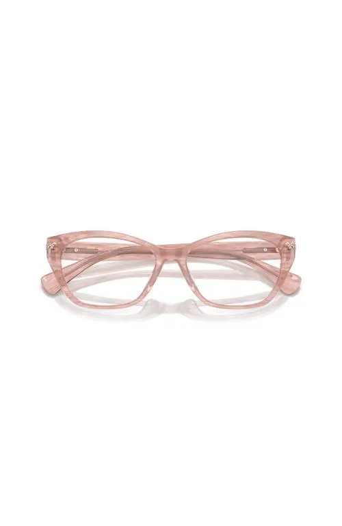 Ralph Lauren Acetate Full Rim Pillow Frame Eyeglasses - Pink