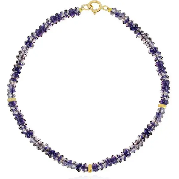 THE LOVERY FINE JEWELRY Iolite Bead Bracelet - Lolite