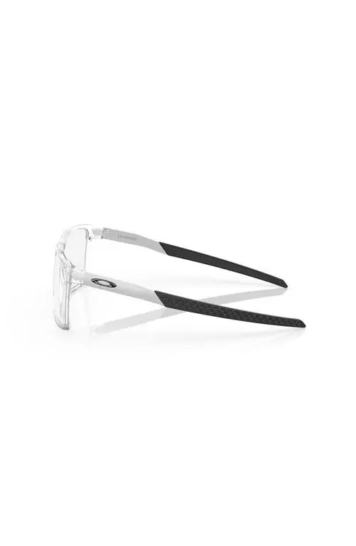 Oakley 56mm Rectangle Full Rim Eyeglasses - Transparent