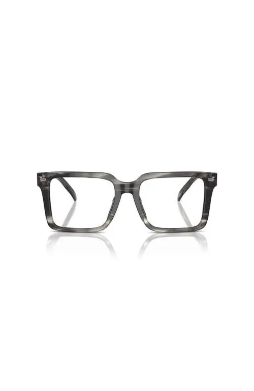Michael Kors 54mm Square Optical Glasses - Black