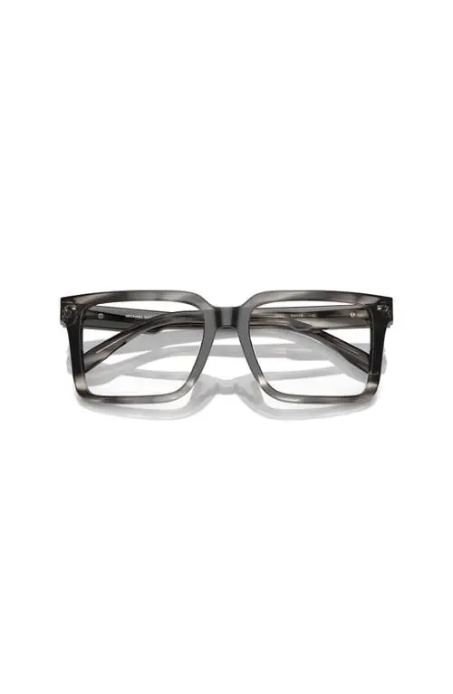 Michael Kors 54mm Square Optical Glasses - Black