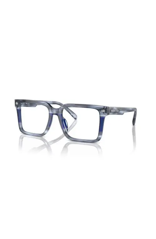 Michael Kors 54mm Square Optical Glasses - Blue