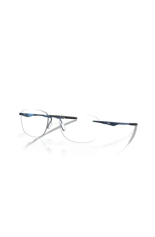 Oakley 53mm Rectangle Optical Glasses - Blue