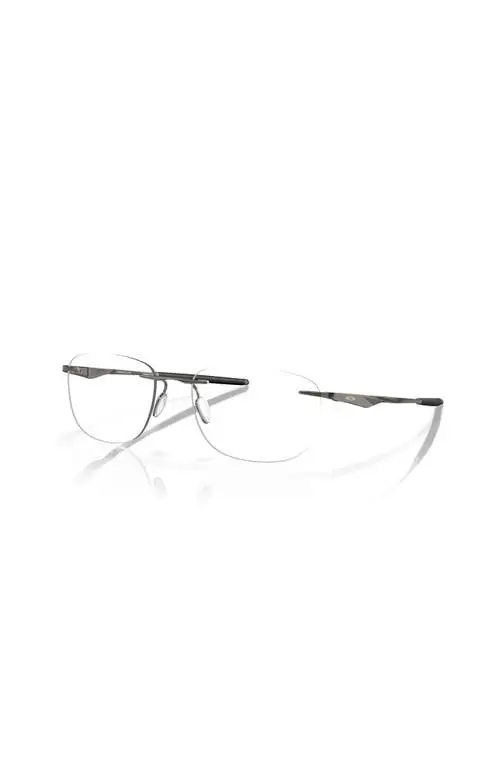 Oakley 53mm Rectangle Optical Glasses - Grey