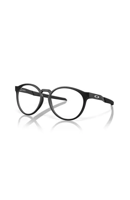Oakley 53mm Round Eyeglasses - Black
