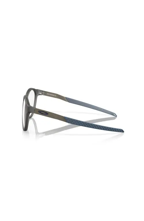 Oakley 53mm Round Eyeglasses - Grey