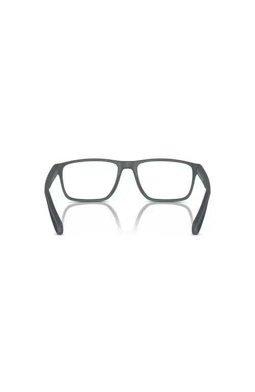 Emporio Armani Rectangle Full Rim Optical Glasses - Grey