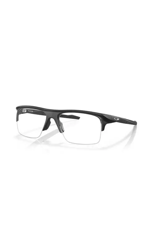 Oakley 58mm Rectangle Optical Glasses - Black