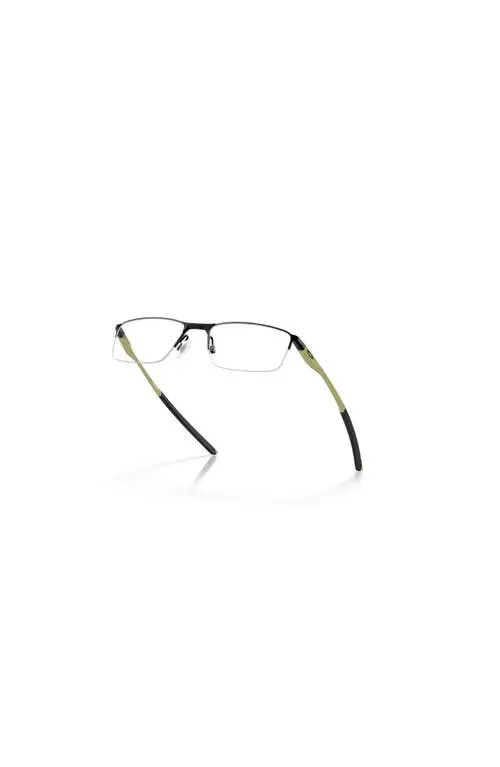 Oakley 56mm Rectangle Optical Glasses - Black
