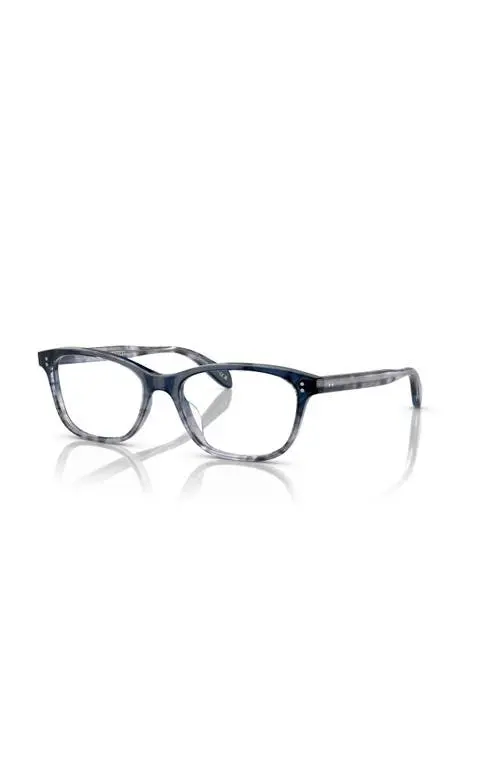 Oliver Spencer 52mm Square Optical Glasses - Blue