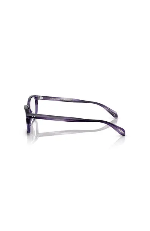 Oliver Spencer Ashton Square Frame Eyeglasses - Violet